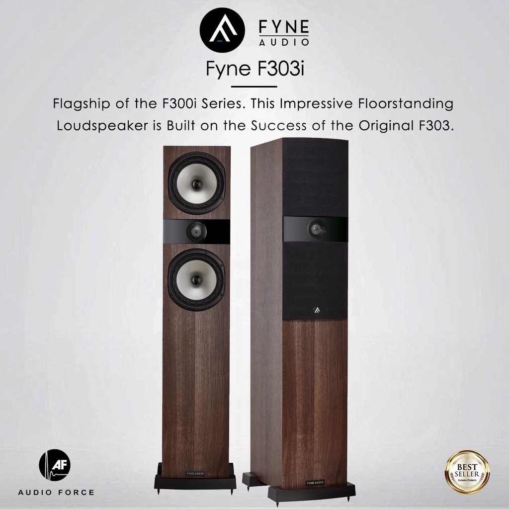 Fyne Audio F303i : Flagship of the F300i Series, Built on the Success of the Original F303 ...